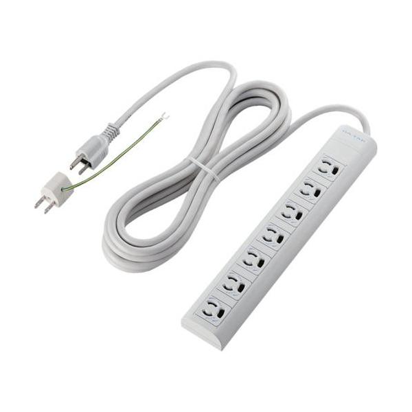《メーカー》エレコム（株）《品番》T-ECOY055NDA《特長》●7台の接続が可能な大口コンセントです。●プラグをしっかりとロックできる抜け止めコンセント仕様です。●安心・安全の二重被ふくケーブルで強度を増しました。●強力マグネット採用で...