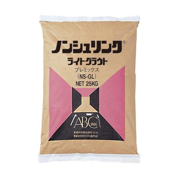 《メーカー》（株）エービーシー商会　無機建材事業部《品番》BNSGL001《特長》●ノンブリージング●流動性にすぐれた高強度無収縮材●高強度を早期に発現●(一社)公共建築協会評価品●JHS 312-1999規格適合品●非金属系骨材を用いた標...