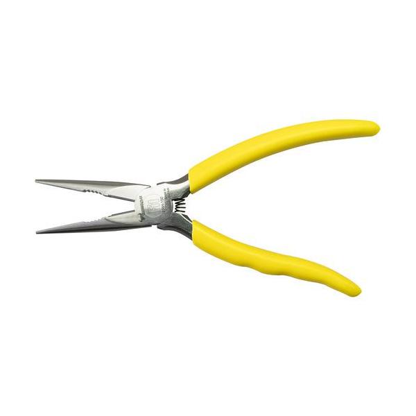 《メーカー》（株）ツノダ《品番》FRH-150《特長》●先端で線材の曲げ加工に便利です。《用途》●線材の曲げ加工などに。《仕様》●全長(mm):164●切断能力(mm)鉄線:φ1.2●切断能力(mm)軟鉄線:φ2.0●切断能力(mm)軟銅線...