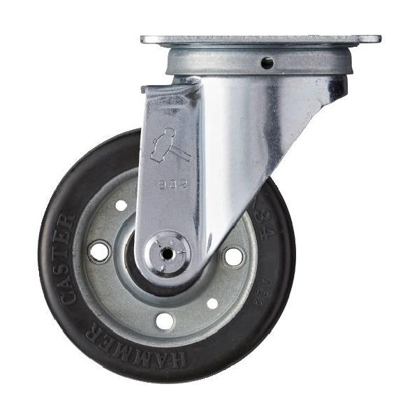 《メーカー》ハンマーキャスター（株）《品番》420S-WRB100《特長》●荷重に対する抵抗力が大きく、旋回もスムーズな代表的な大型キャスターです。●使用例:工場、事業所などに多く使用されており、堅牢で安定感もあり重量物運搬用に最適です。●...