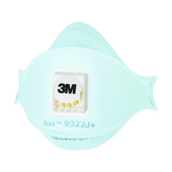 《メーカー》スリーエム　ジャパン（株）安全衛生製品事業部《品番》9322J AURA T《特長》●未使用時には携帯に便利な折りたたみ式になっています。●3面立体構造で快適性、フィット性を向上しました。●3M［［ＴＭ上］］独自ののれん型排気弁...
