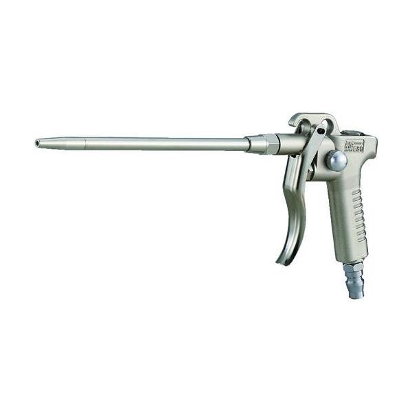 《メーカー》（株）ＷＴＢワタベコーポレーション《品番》E80M-2BP《特長》●エアーダスターガン本体にエアーマイクロメーターを内蔵した流量調整が可能なエアーダスターガンです。《用途》●一般生産工場にて。《仕様》●ノズル長(mm):200●...