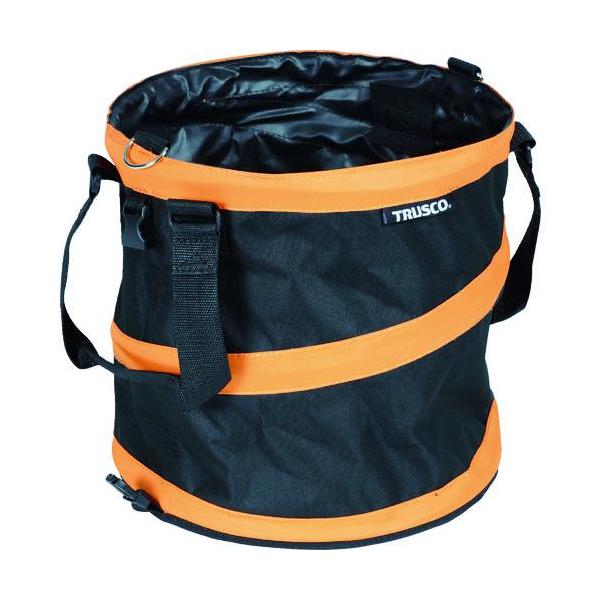 《メーカー》トラスコ中山（株）《品番》TJB-L《特長》●使用時はバネの力で立ち上がります。●両サイドのバックルにより立ち上がり時のバネはしっかり押さえ、使わないときはコンパクトに収まります。《用途》●工具・部品の収納に。●作業時に出たゴミ...