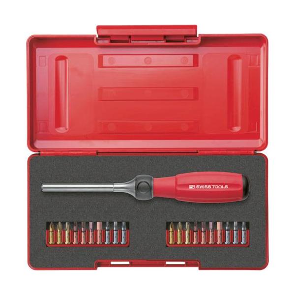 《メーカー》ＰＢスイスツールズ社《品番》8510R-100SET《特長》●PB　SWISS　TOOLSのラチェットドライバーは素早く締めたり緩めたりする作業に最適です。●C6シリーズ（1/4インチHEX）のビットと組み合わせて使用します。●...