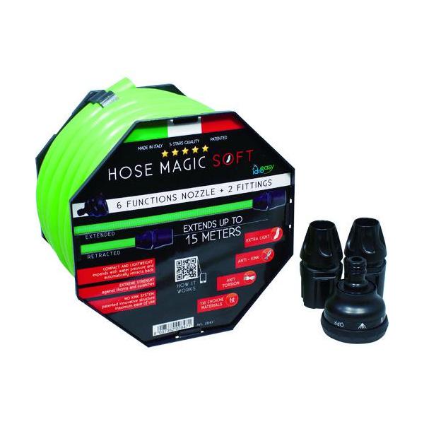 《メーカー》ｅｕｒｏｅｑｕｉｐｅ社《品番》MS1315GN-FN《特長》●ねじれにくく丈夫で軽いホースです。●通常時は約半分の長さで保管でき、使用時に水を流すと保管時の全長から約2.5倍に膨張します。●非常に柔らかいため折れぐせがつきにくく...