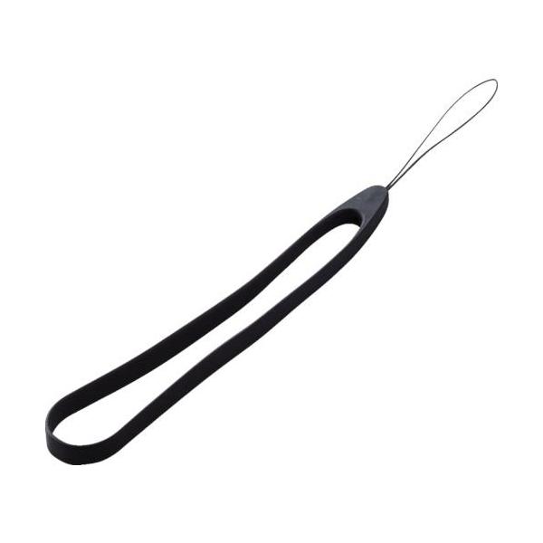 《メーカー》エレコム（株）《品番》P-STH02BK《特長》●手に装着してスマートフォンの落下を防ぐ、ハンドストラップです。●滑りにくく、手首への負担がかかりにくいシリコン素材を使用しています。●金属パーツを使用していないので、スマートフォ...