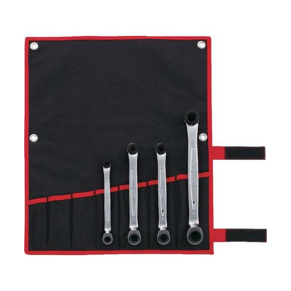 《メーカー》ＴＯＮＥ（株）《品番》RM75A400《特長》●ヘッド部は75°の角度でオフセットしているため、障害物をよけての作業が可能です。●めがね部はツバ付きの為、座ぐり部などの奥まった箇所のボルト・ナットにも使用できます。●左右切替およ...