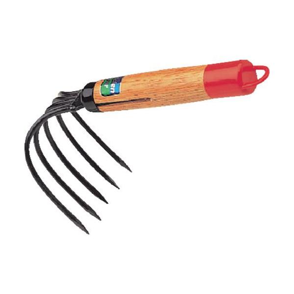 《メーカー》キンボシ（株）《品番》1423《特長》●丈夫な5本爪を採用しています。《用途》●簡単な土かきに。《仕様》●刃幅(mm):100●全長(mm):200●刃渡り(mm):110《仕様２》《原産国（名称）》日本《材質／仕上》●刃部:炭...