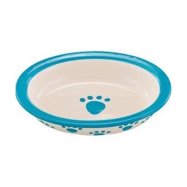 楕円形の浅皿食器。【原産国】中華人民共和国【原材料】陶器