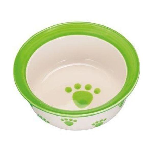 小型犬用ドックボウル。ほどよいかわいい陶食器です。【原産国】中華人民共和国【原材料】陶器