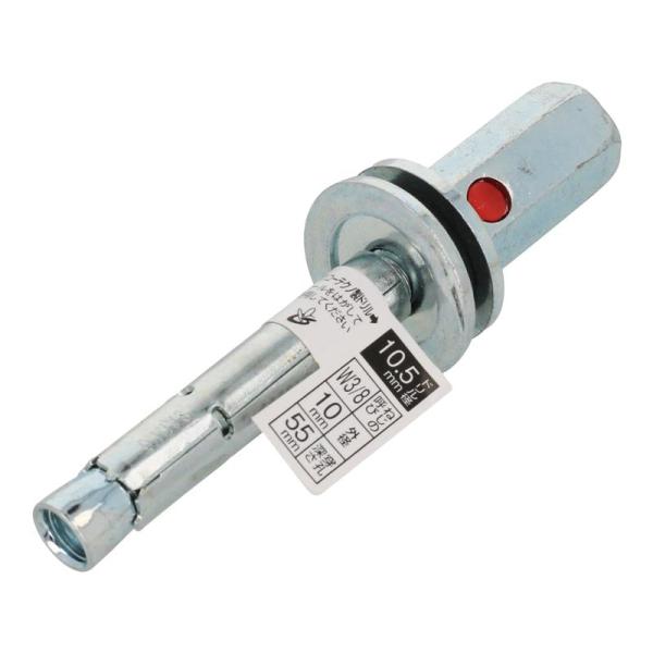 2種類の機能で施工完了を目視で確認ができる懸垂物取り付け用の金属系アンカー。国土交通省監修:公共建築設備工事標準図(機械設備工事編)平成31年度版電気設備工事管理指針令和元年度版に適合する。(EZI-3045CN、4060CN)●用途:スプ...