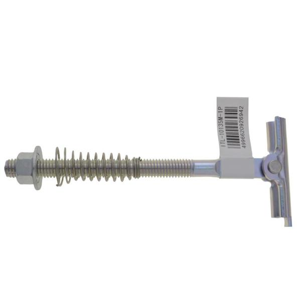 締付け貫通施工で、ALCパネルを損傷させない。スプリング効果で施工性がよい。壁面、床面に施工が可能。ボルト埋込み深さの微調整ができる。●用途:分電盤取付け/雨樋取付け/看板の取付け等。●材質:鉄 ●表面処理:三価クロメートめっき ●規格:メ...