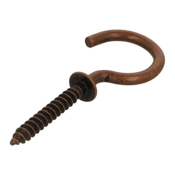 材質は鉄で、ブロンズめっきとニッケルめっきがあります。(写真はブロンズめっき。)●用途:小物掛けなどに使用。●原産国:中国●材質:鉄 ●表面処理:ブロンズめっき・ニッケルめっき [関連ワード] 家庭用金物 フック よーと 足長よーと ブロンズ