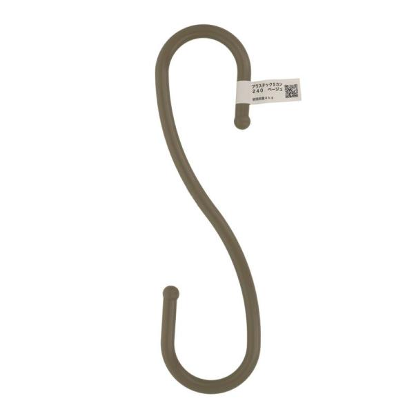 耐衝撃性に優れたABS製Sカン。合わせやすいアースカラー。衝撃に強いABS製で割れにくいです。●用途:ポールなどに軽量物を掛ける際に使用します。日光が直接当たる場所での長期使用は避けてください。●原産国:中国●材質:ABS樹脂 ●カラー:ベ...