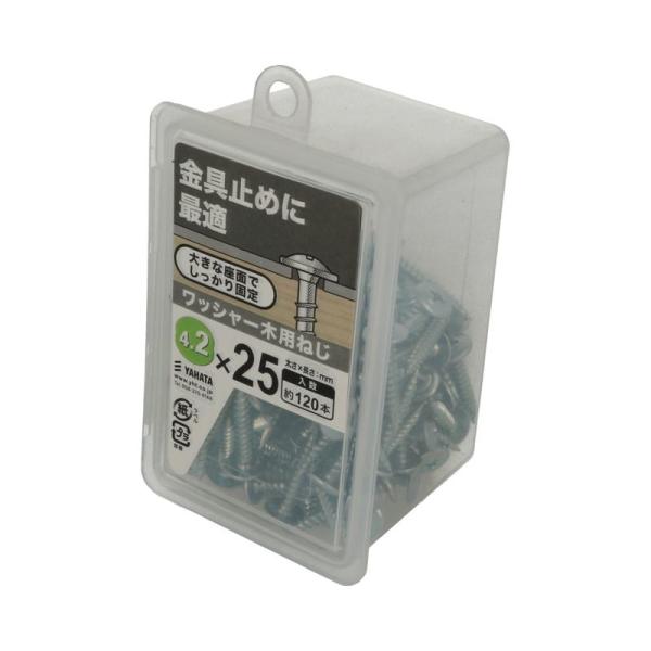 材質は鉄で、ユニクロめっき。大きな座面が金具をしっかり固定します。下穴なしでねじ込めます。先端が鋭いVカットになっており、木割れを防ぎます。ドライバー2番。●用途:比較的柔かい木に適している。●原産国:台湾●材質:鉄 ●表面処理:ユニクロめ...