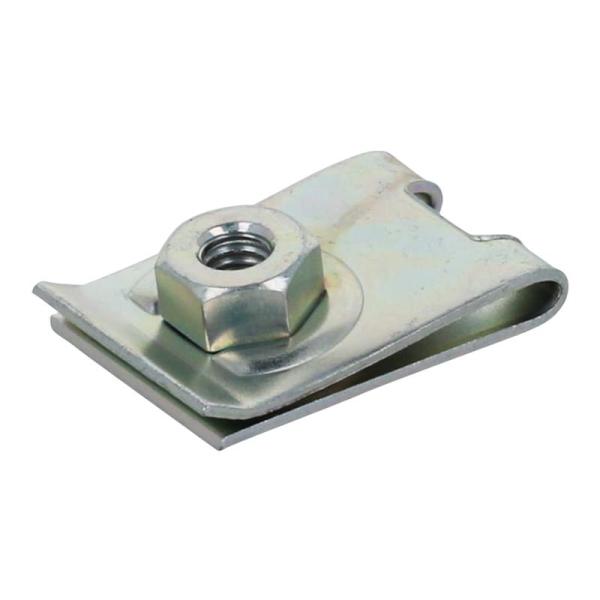 薄板のボルト止めができ、パネル固定時など裏側に手が入らない場合にクリップナットをセットしておくと施工が簡単にできます。●用途:パネルや樹脂パーツをボルトで固定する場合に使用します。●材質:鉄 ●表面処理:三価クロメートめっき ●呼び径:4 ...