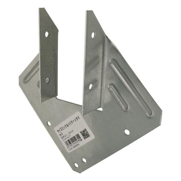 溶融亜鉛めっき鋼板。あおり止めとして使用する際、石こうボードや下地材と干渉することなく取り付けることができる。●用途:部材が交差する部分での接合に使用する。一般的なあおり止め。H1/H2/H2.5A/HS24/は3.5mm以下、H3L/ H...