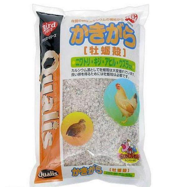 カルシウム源として牡蠣殻は大変優れています。クオリスかきがら2kgカルシウムやミネラルは、骨の発育や産卵期の雌の卵殻形成や、血液の合成などの血液機能を保つ大切な成分