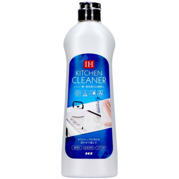 IHクッキングヒーターのガラス安心して使えるキッチンクリーナー。レンジ周りのしつこい油汚れから焦げ付きまでしっかり落とす。【使用方法】台所用洗剤【原産国】日本