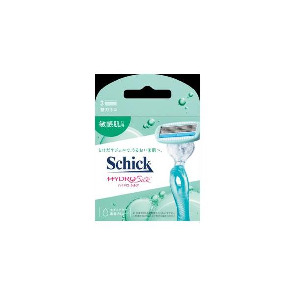 うるおい美肌ケア。モイスチャー美容ジェルにナチュラルな6種類の美容成分を配合。スキンガード付き5枚刃。敏感肌用。替刃3コ入。【原産国】中華人民共和国