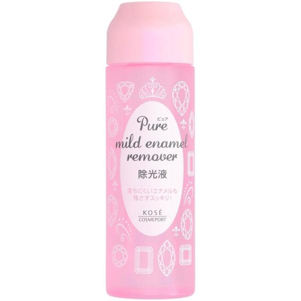 重ね塗りしたエナメルやラメも、すばやくスッキリ落とします。ふきとったあと爪が白くなりにくい、マイルドタイプの除光液です。【表示成分】アセトン・水・イソプロパノール・ミリスチン酸イソプロピル【使用方法】コットンに適量を含ませ、爪を軽く押さえる...