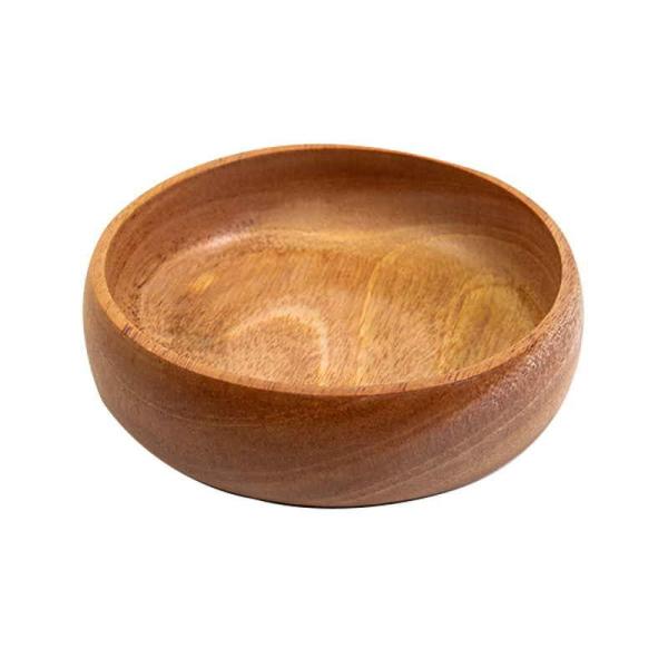 食洗機対応の木製のベビー食器 SoliD.シリーズ すくいやすい形状 汚れにくく傷に強いプリベントコート【仕様】商品サイズ：約高さ3（cm） 直径：約11（cm） 重量：約70g材質：木製（マホガニー）、塗装/プリベントコート生産国：インド...