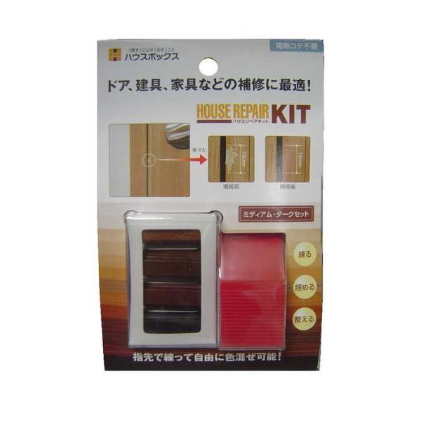 ハウスボックス指で練って色混ぜ補修。≪商品特徴≫●建具の小さな欠けキズ補修に。●練って、埋めて、整えるだけの３ステップ補修　手で練って調色が可能です。≪仕様≫●ソフトワックス成分：パラフィンワックス、顔料●スクレーパー素材：ＡＢＳ樹脂≪注意...