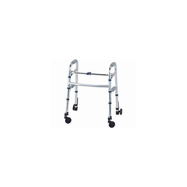 ・自在に動いて歩行がスムーズ。・前脚のプラスチックスイングキャスターは動き自在。・後脚のキャスター付ストッパーは上から荷重をかけることで作動。・グリップはドライバーでかんたんに交換できます。●サイズ/幅(前)54〜54.5・(後)59〜60...