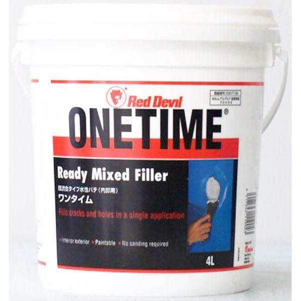 既調合タイプの水性充填用パテです。たった一度の使用で殆どの大小の穴やひび割れ、ジョイント部などを充填・補修する事が出来ます。乾燥時間も早く、水性及び溶剤系塗料による上塗り塗装も可能です。カラー：白