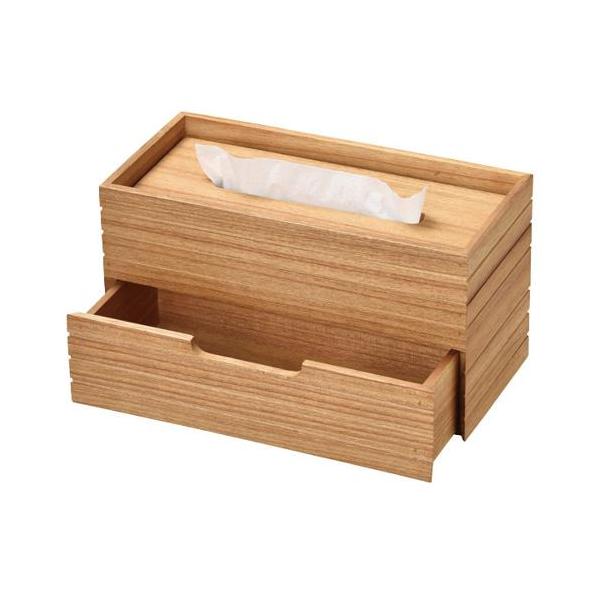 ナチュラルな風合いの天然木を使用した木製ティッシュケースです。シーンに合わせた小物を収納できる嬉しい引き出し収納スペース付きです。耐久性が高く、上品ですべすべとした肌触りで、自然を感じやすい素材です。蓋をのせるだけのシンプルなセット方法で、...