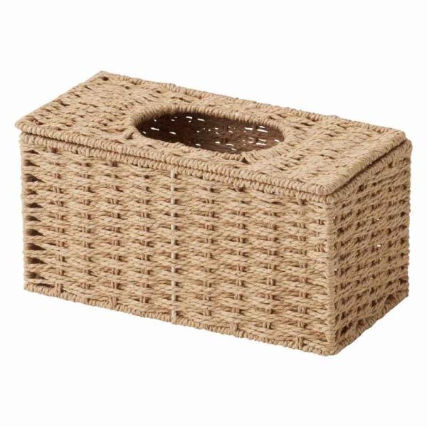 マスク＆ティッシュどちらでも収納できる 箱入りマスクの収納もおまかせ レギュラーサイズのティッシュがぴったり2箱収納できる 忘れがちなマスクは玄関先に置いて さまざまな場所で活躍【仕様】商品サイズ：外寸/約幅26.5×奥行14×高さ13.5...