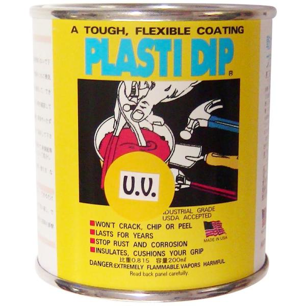 乾けばゴムになる！ アメリカで開発された新しいゴム・コーティング剤です 金属・木製品・硝子・プラスチック・コンクリート・繊維などの表面に柔軟性のある合成ゴム膜を形成し、空気や水を遮断し、金属のサビや木材の腐食を防止します。金属・木製品・硝子...