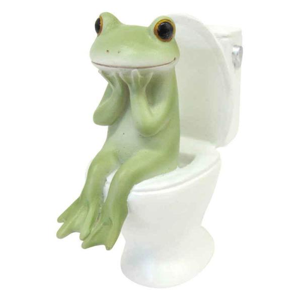 手のひらサイズのキュートなカエル、Copeau（コポー）シリーズの「トイレとカエル」です。コポタロウの愛くるしい表情が心までほっこりと癒されます。一つ一つ職人さんが心を込めて手作業で作成しています。お気に入りのコポタロウを飾ってお家のインテ...