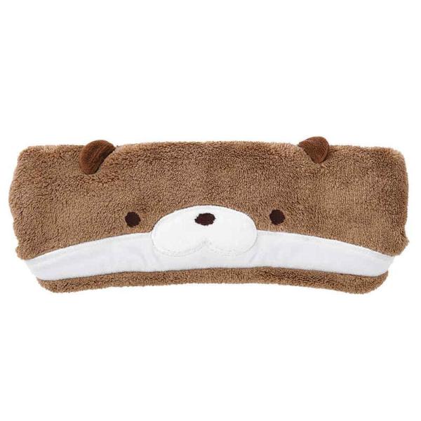 ふんわりやわらかな吸水速乾タオルです。お肌に優しいふわふわな肌触りです。メイク時や洗顔時に髪の毛をしっかりと留められます。【仕様】商品サイズ：平置きの状態/約横26×縦10（cm）材質：ポリエステル85％、ナイロン15％カラー：カワウソ生産...