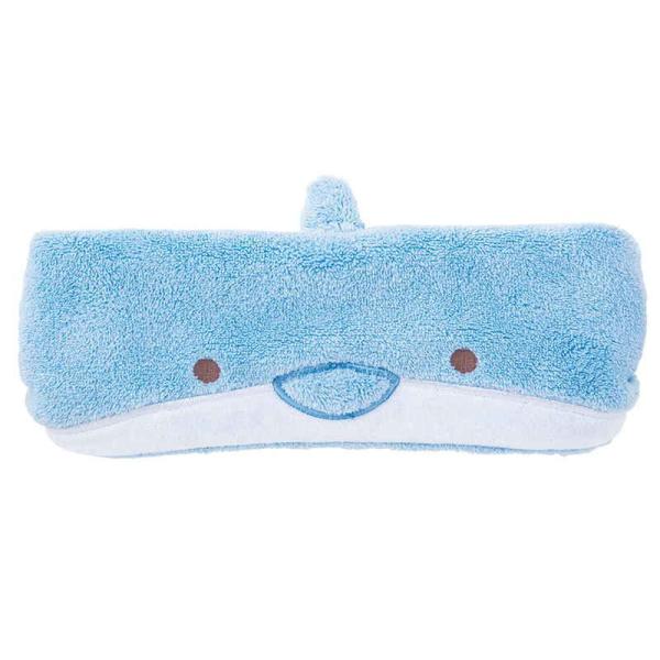 ふんわりやわらかな吸水速乾タオルです。お肌に優しいふわふわな肌触りです。メイク時や洗顔時に髪の毛をしっかりと留められます。【仕様】商品サイズ：平置きの状態/約横26×縦10（cm）材質：ポリエステル85％、ナイロン15％カラー：イルカ生産国...