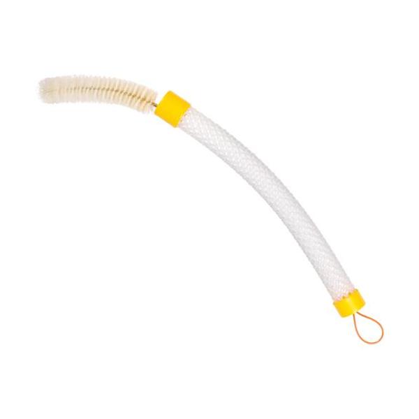 ・今まで届きにくかった部分がカーブで楽に届きます。・肌への刺激が少ない豚毛。●サイズ/長さ：約56.5cm、ブラシ部：15cm、グリップ：φ3.5cm●重さ/118g●材質/豚毛、ポリプロピレン●生産国/日本