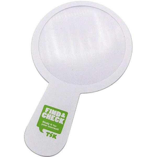 レンズ材質 : アクリルレンズレンズ径 : 約Φ45mm本体 : 塩化ビニール本体サイズ : 約85x53x0.2mm倍率 : 約3倍