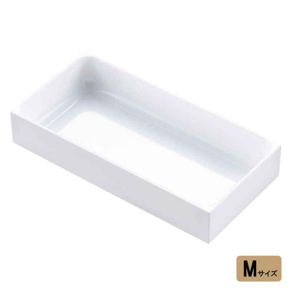 箸や文具を美しく飾る、陶器のような収納トレー【特徴】・縦だけでなく横にも組み合わせが可能・S、M、L、LLの4種類のサイズ展開で、パズルのように組み合わせてお好みの収納スタイルを実現・底部には溝が付いているのでしっかりと隙間なく重ねられろ・...