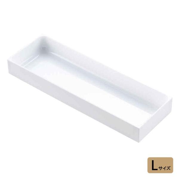 箸や文具を美しく飾る、陶器のような収納トレー【特徴】・縦だけでなく横にも組み合わせが可能・S、M、L、LLの4種類のサイズ展開で、パズルのように組み合わせてお好みの収納スタイルを実現・底部には溝が付いているのでしっかりと隙間なく重ねられろ・...