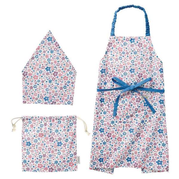 小学校中学年から高学年のお子様向けのエプロン・三角巾・巾着の3点セットです。持ち運びに便利な巾着袋付きなので、学校やイベント用におすすめです。三角巾は、お子さんが自分で着脱しやすいようにゴムタイプになっています。エプロンのホルダーネックは、...