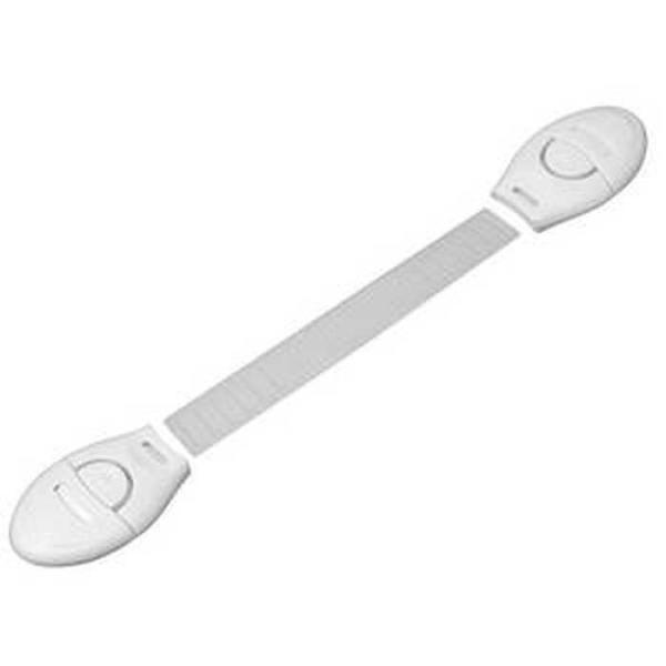 地震対策＆いたずら防止に。バンドは取付け場所に合わせハサミでカットして調整可能！■カラー：白■１P入数：1■材質：ABS樹脂・ポリエチレン