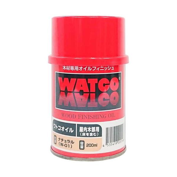 ●ホクサン ワトコオイル ナチュラル ２００ＭＬ《特徴》木の風合いを最大限に惹きだすオイルフィニッシュ塗料亜麻仁油が木にゆっくりと浸透するので木を内側から守り、本来の木味や風合いをいかす仕上がりです。塗りムラができないので、簡単に作業できま...