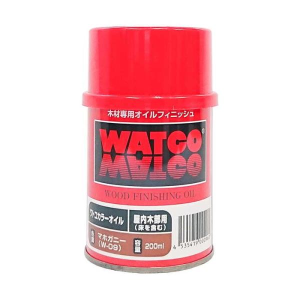 ●ホクサン ワトコオイル マホガニー ２００ＭＬ《特徴》木の風合いを最大限に惹きだすオイルフィニッシュ塗料亜麻仁油が木にゆっくりと浸透するので木を内側から守り、本来の木味や風合いをいかす仕上がりです。塗りムラができないので、簡単に作業できま...