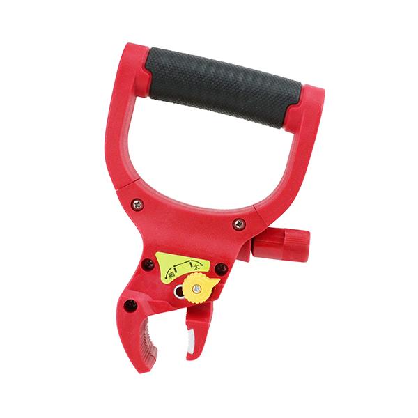 アルミス雪かきや土運び時の腰への負担を軽減します。《用途》補助ハンドル。《機能》柄にとりつけることで道具が楽に使えます。《製品仕様》●対応ハンドル径：24〜37mm●材質：本体：PP グリップ：PVC