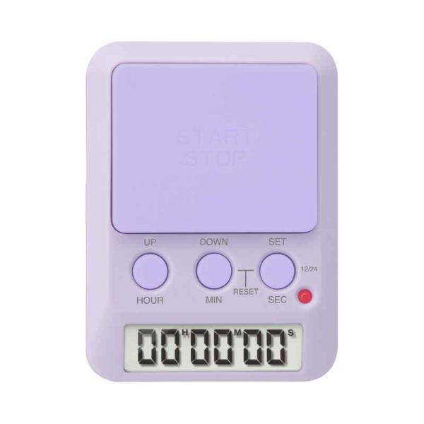 勉強時間の管理に役立つ学習タイマーです。静かな場所でも周りを気にせず使える消音機能付きです。予定の日にちまでをカウントできる、デイタイマー機能が付いています。カウントアップ機能でタイムトライアルに挑戦できます。鳴動時間が3段階で選べます。誤...