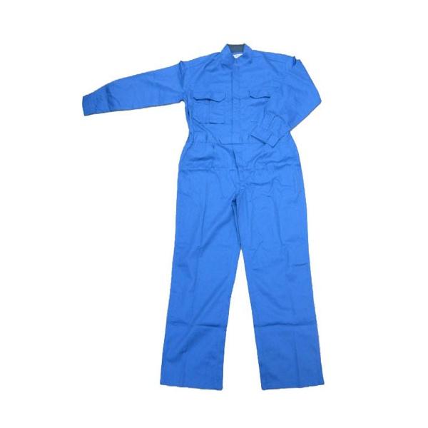 (株)コーコス信岡 840/ブルー/LL●フロントマチ付きポケット。ノーフォーク仕様。上下開閉ファスナー。●ウエスト：99cm●股下：78cm●総丈：156cm。●塩素漂白剤による漂白はできません。