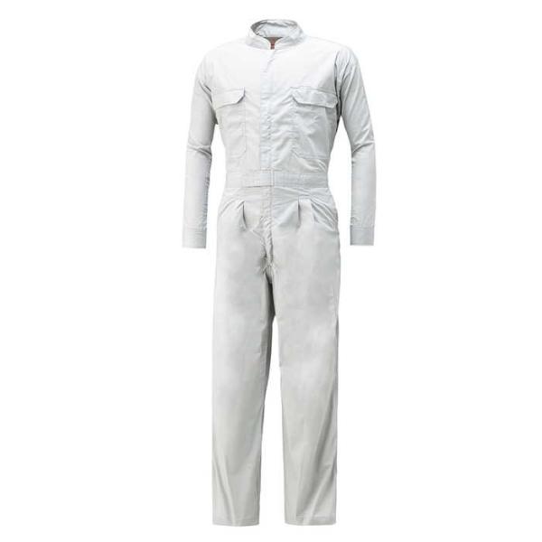 (株)コーコス信岡 783/シルバー/EL●脇と背中部分にメッシュ素材を使用●両胸にポケット付き●素材：ポリエステル６５％綿３５％