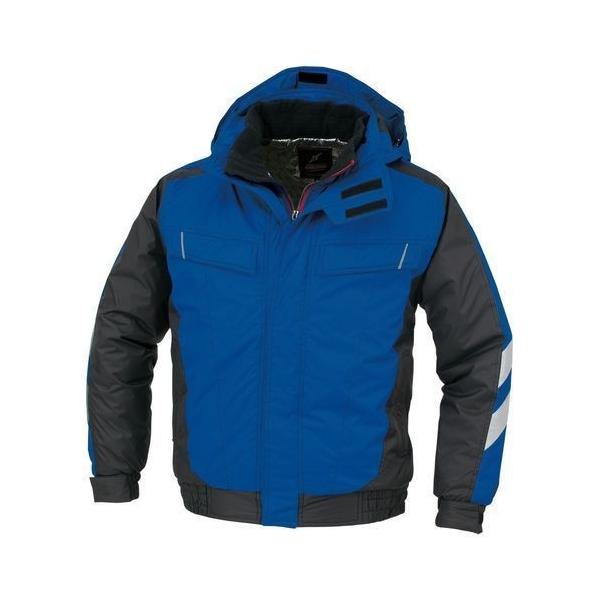 (株)コーコス信岡 A-3270/ブルー/L●素材：（表）ポリエステル１００％（裏）ポリエステル１００％（中綿）ポリエステル１００％●サイズ：S:胸囲117/裄丈83/着丈65/M:胸囲123/裄丈86/着丈68/L:胸囲129/裄丈88/...