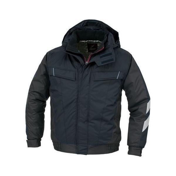 (株)コーコス信岡 A-3270/チャコール/L●素材：（表）ポリエステル１００％（裏）ポリエステル１００％（中綿）ポリエステル１００％●サイズ：S:胸囲117/裄丈83/着丈65/M:胸囲123/裄丈86/着丈68/L:胸囲129/裄丈8...