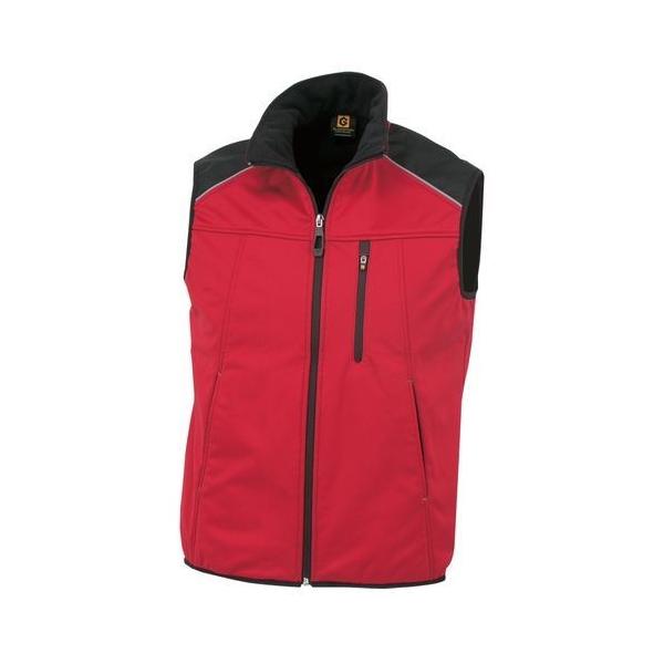 (株)コーコス信岡 G-2249/レッド/L●素材：ポリエステル１００％●ニット、防風フイルム、フリースを1枚にボンディングしたハイテク素材●サイズ：S:胸囲101/肩巾39/着丈61/M:胸囲107/肩巾42/着丈63L:胸囲111/肩巾...